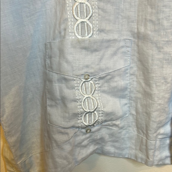 J. Edwards | Shirts | J Edwards Light Blue Linen Shirt 4xl | Poshmark